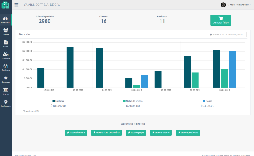 Factura 16 - Factura electrónica 4.0
